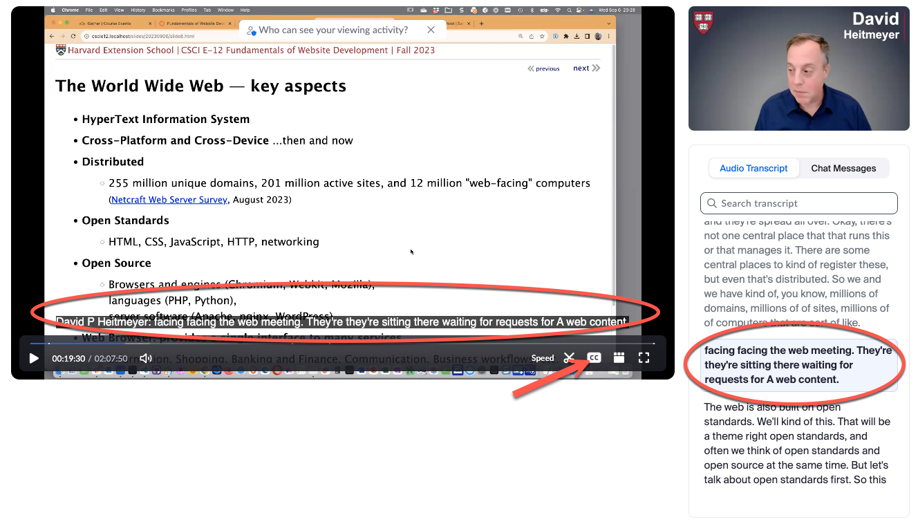 Slide 66 - WebVTT Caption format example § Session 07 - Image and Video ...